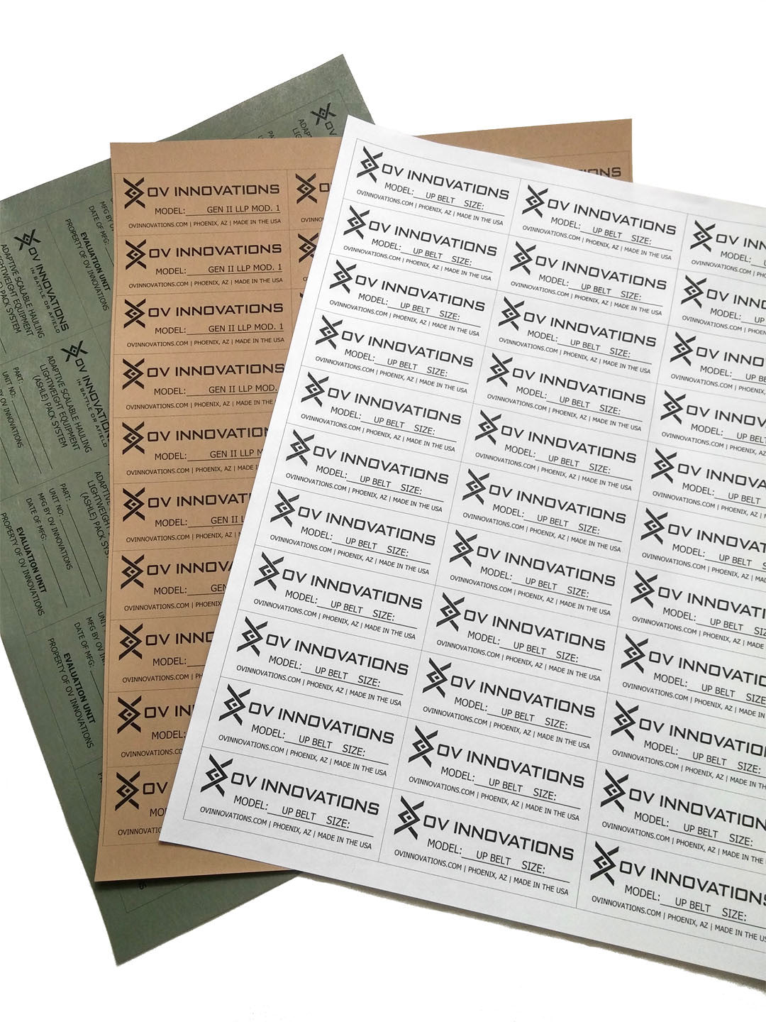 Custom Tactical Gear Labels | OV Innovations